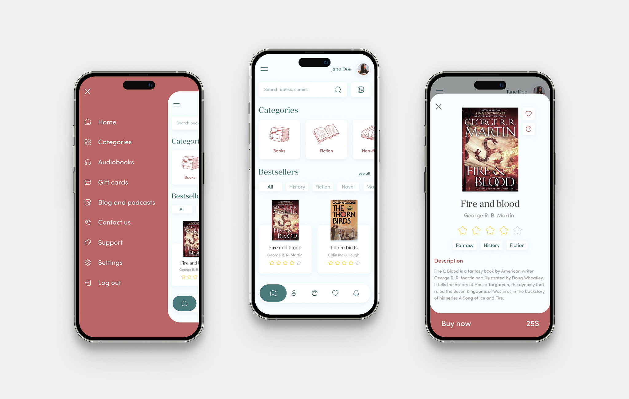 Book Store App by Mina Rasul on Dribbble