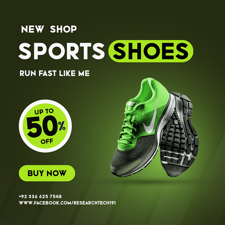 Shoes Poster Design by Research Tech on Dribbble