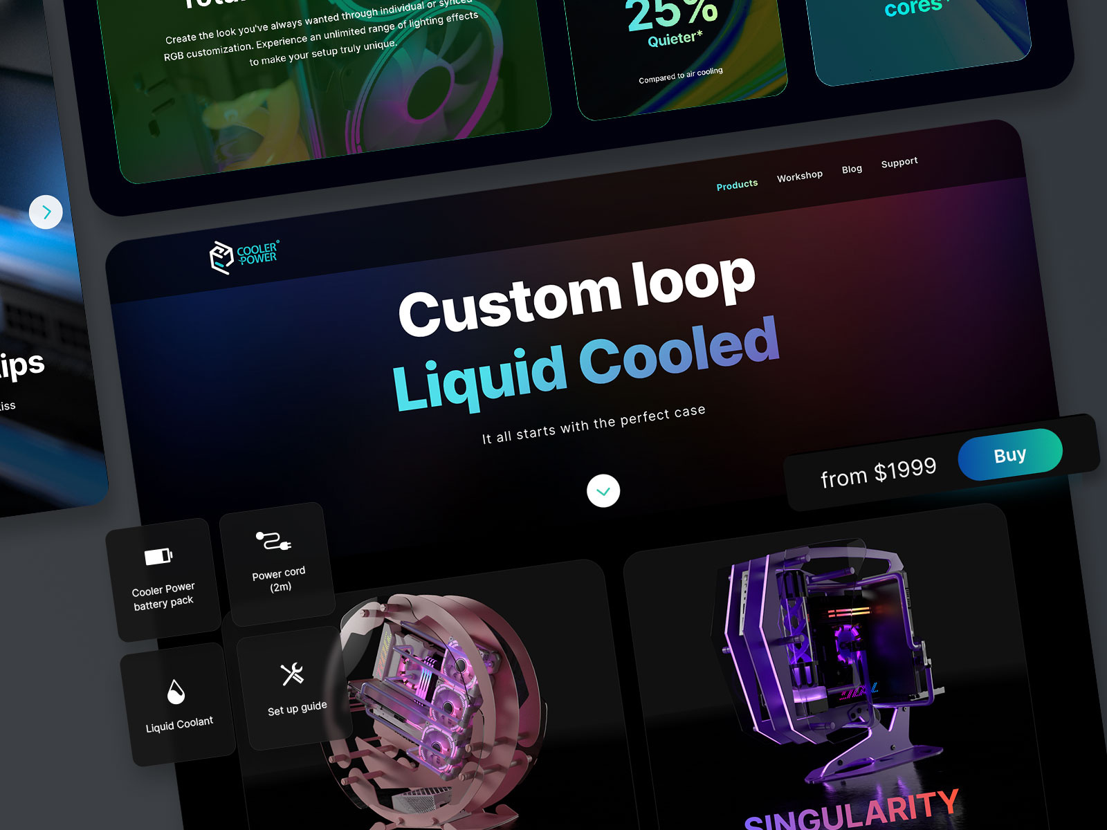 Immersive Configurator Revolutionizes PC Customization by HPPY on Dribbble