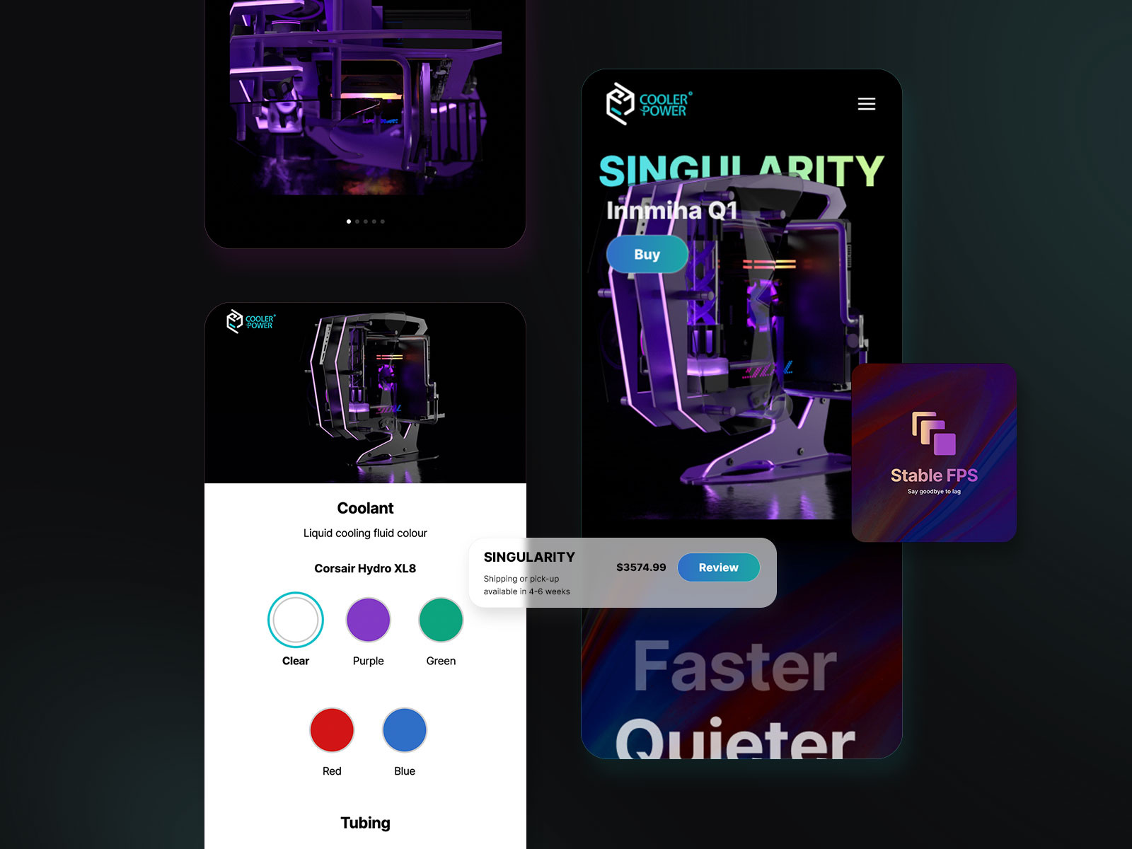 Immersive Configurator Revolutionizes PC Customization by HPPY on Dribbble