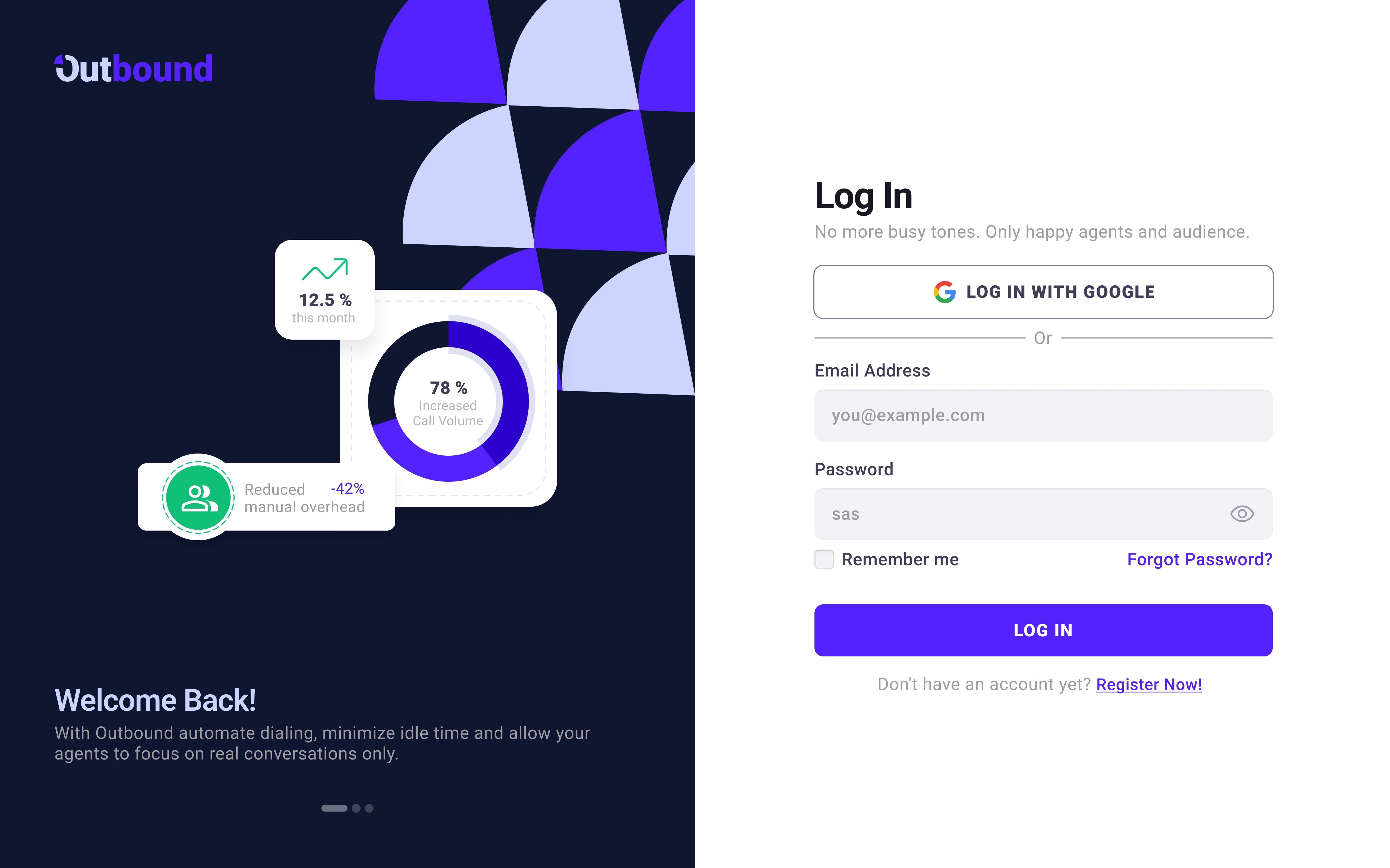 Outbound Calling Dashboard by Vijika on Dribbble