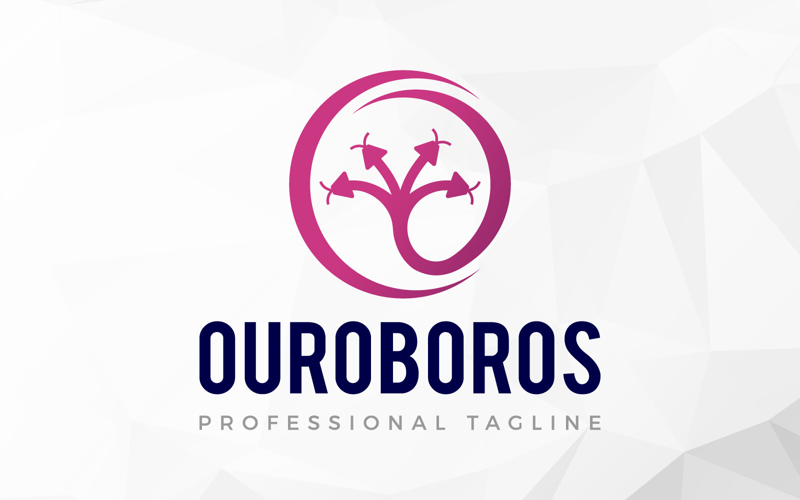 Dream Studio Mythic Ouroboros Snake Logo Design by LOGOXpress on Dribbble