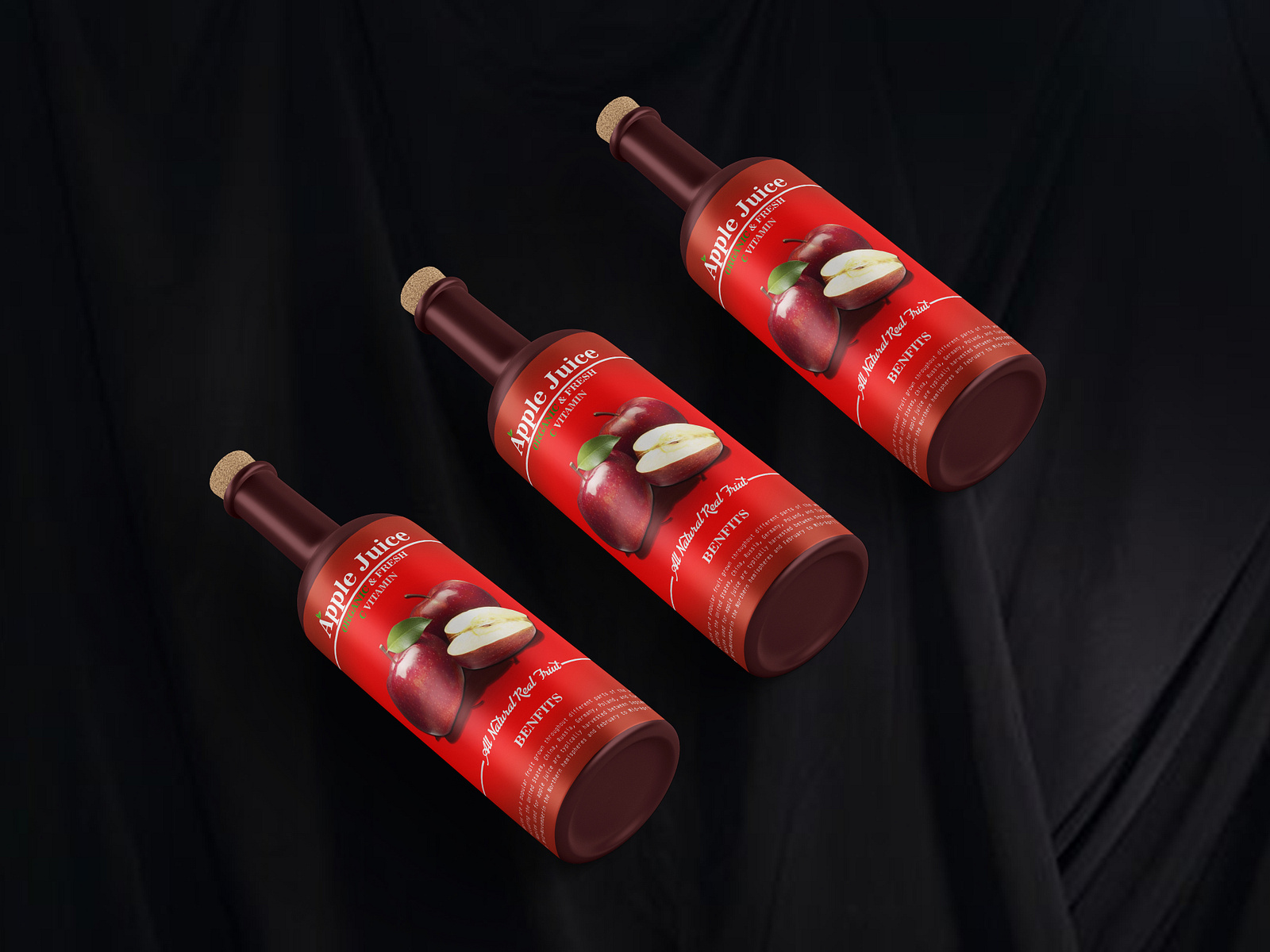 APPLE JUICE BOTTEL PACKAGING DESIGN by Janhavi Pawar on Dribbble
