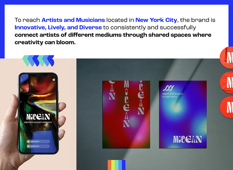 Mocean App Branding by Tekla Plays on Dribbble