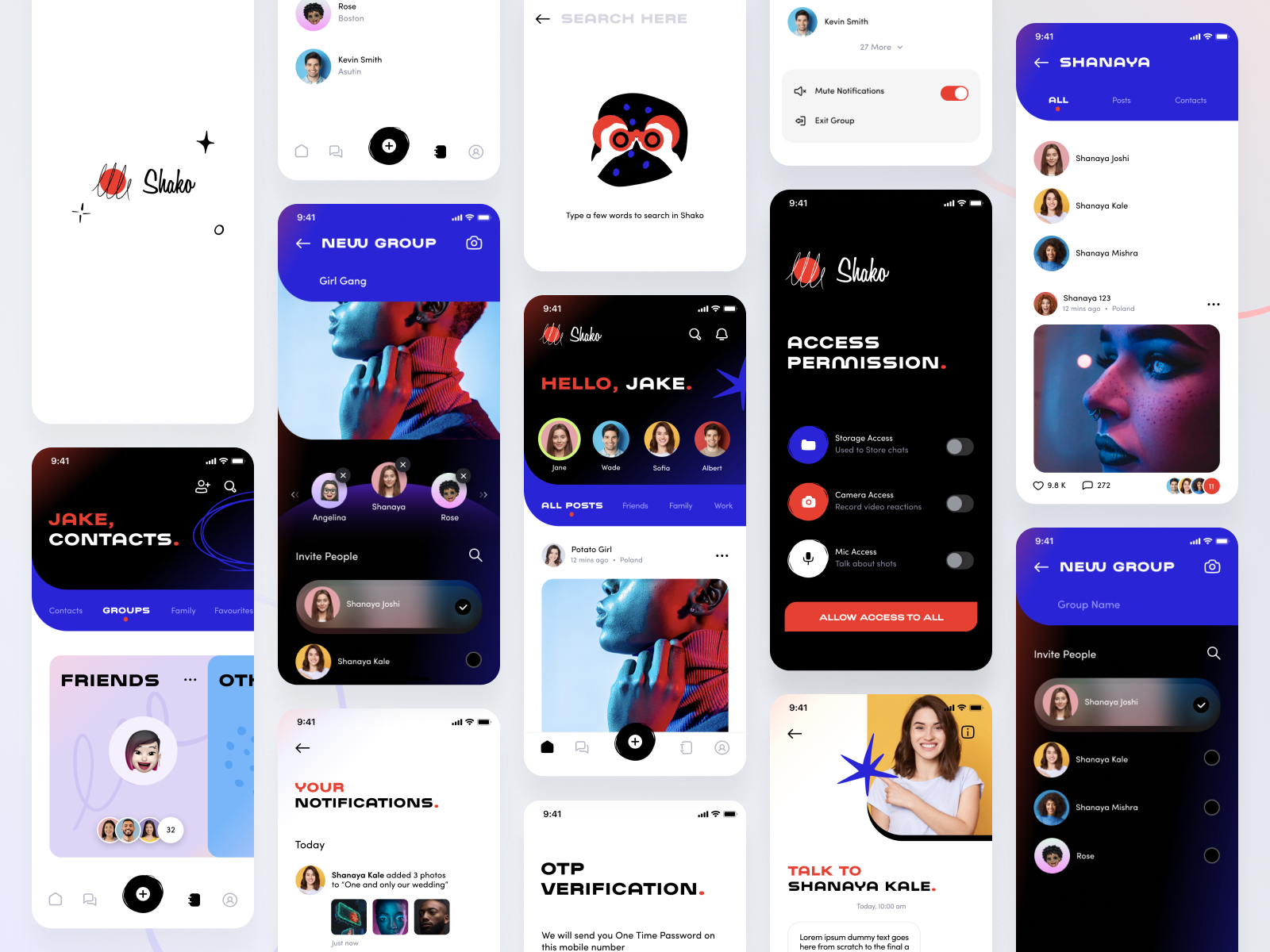 Shako App Screens by Prakhar Neel Sharma on Dribbble