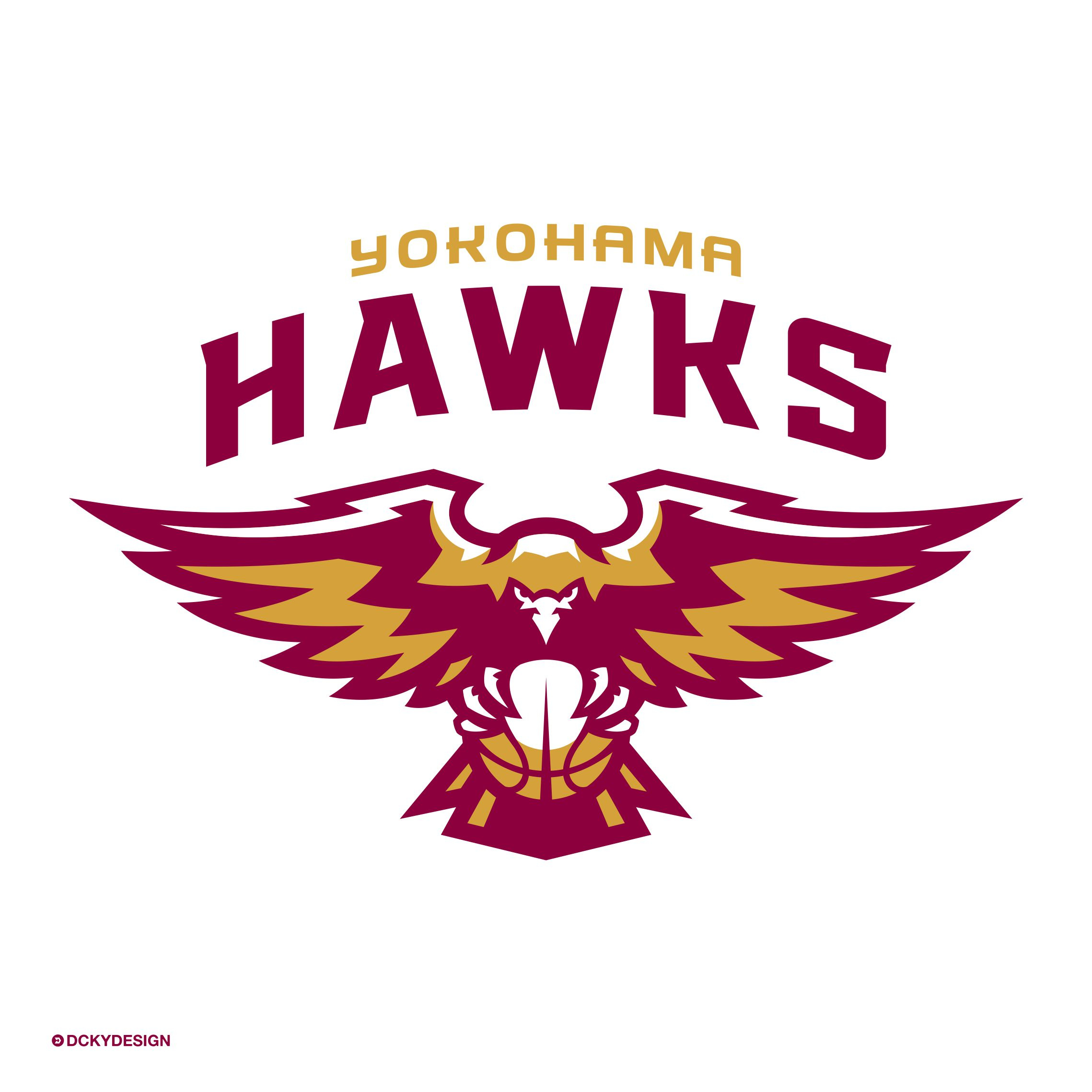 HAWKS LOGO by Dckydesign on Dribbble
