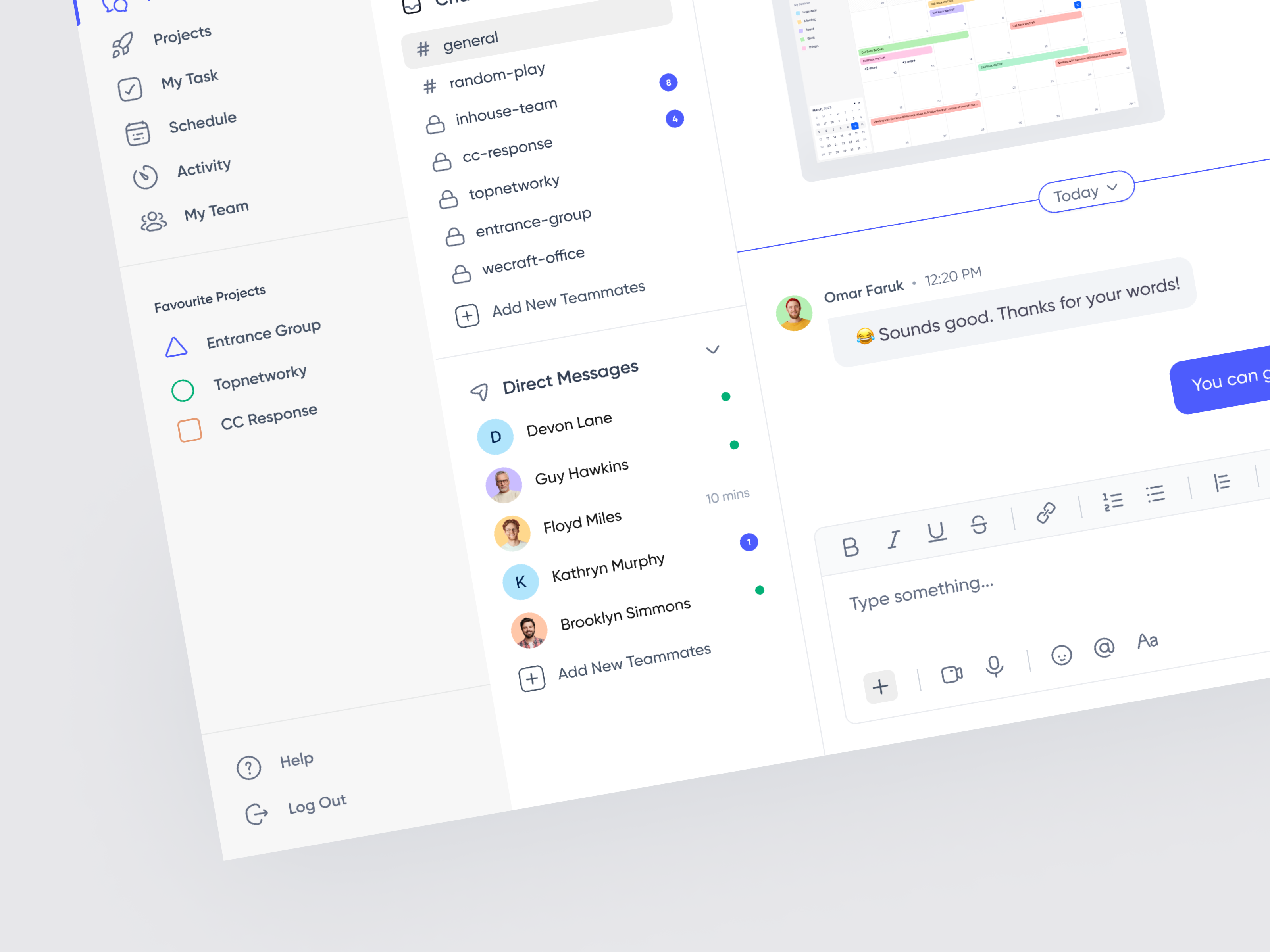Message Inbox — Project Management by Royal Parvej for WeCraft on Dribbble