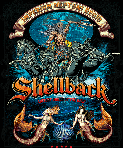 Shellback, T-shirt and Poster Design by Roedien on Dribbble