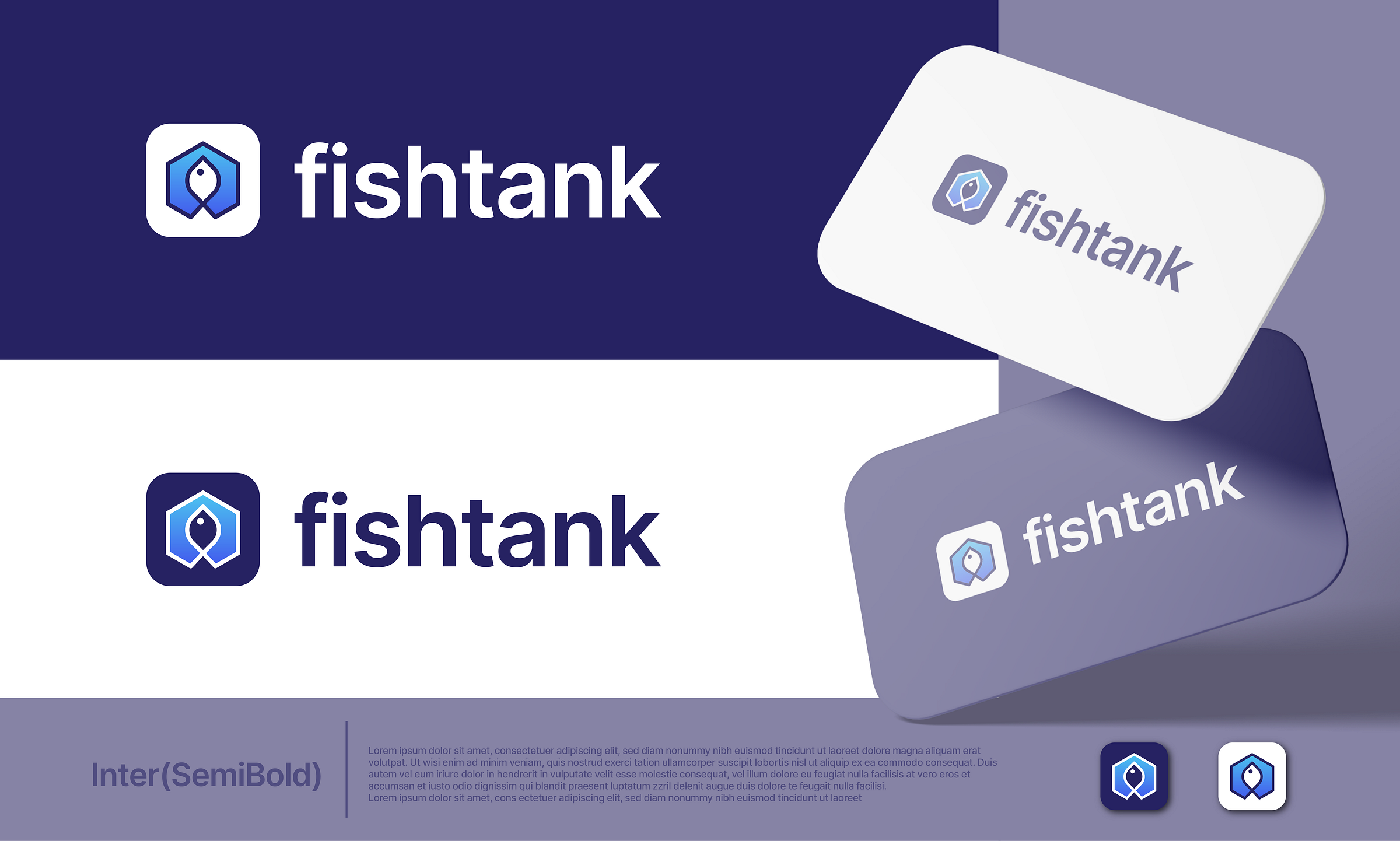 Fishtank Logo by Hasnat Hannan Tamim on Dribbble
