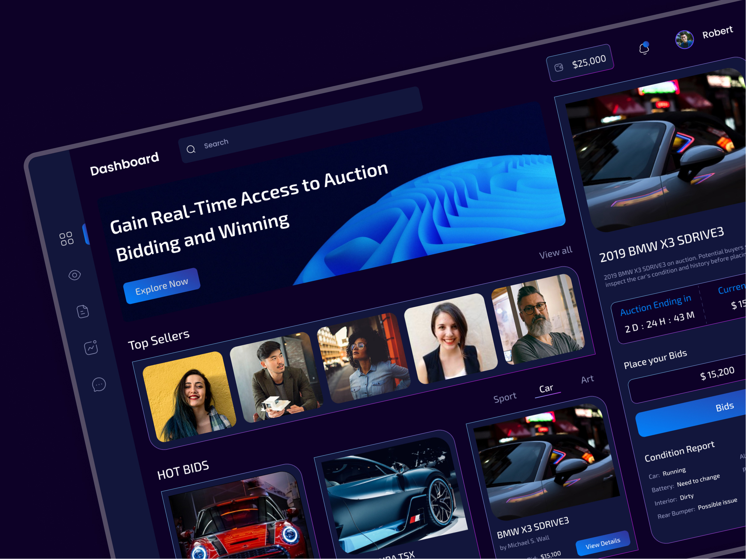 Bidding Dashboard by Digitech UK - UI UX Design Agency on Dribbble