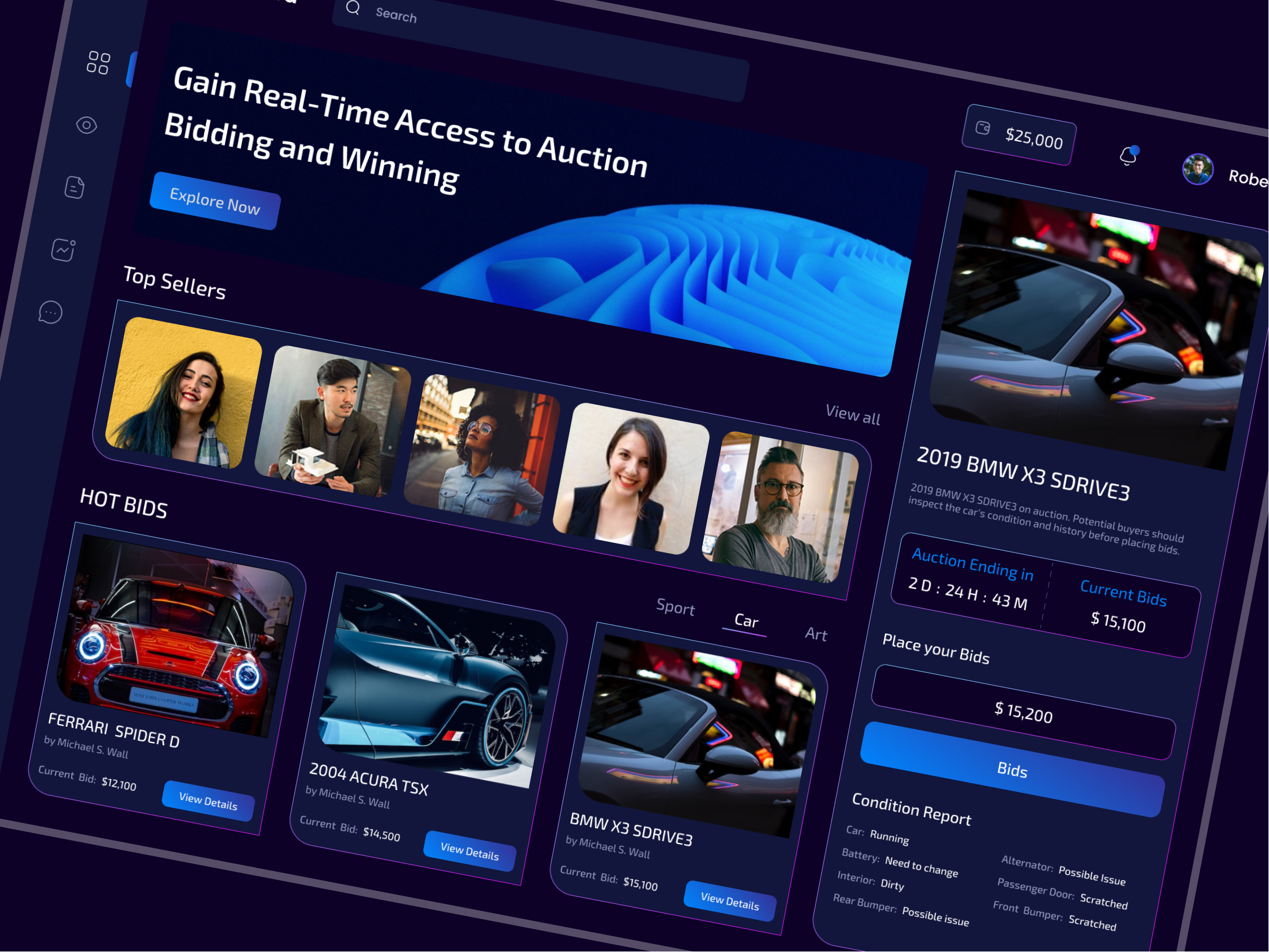 Bidding Dashboard by Digitech UK - UI UX Design Agency on Dribbble