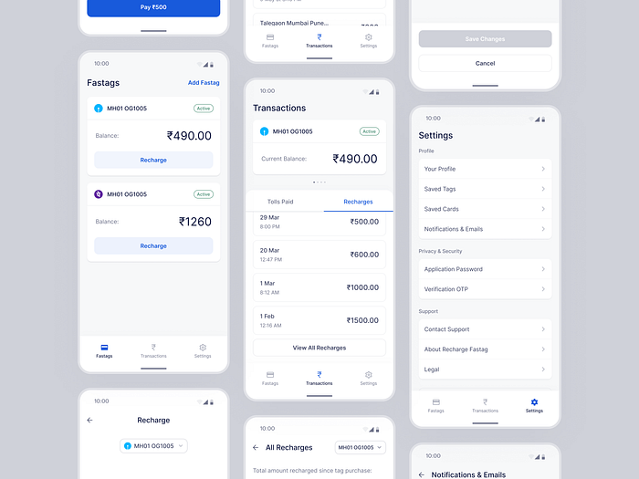 Toll App designs, themes, templates and downloadable graphic elements ...