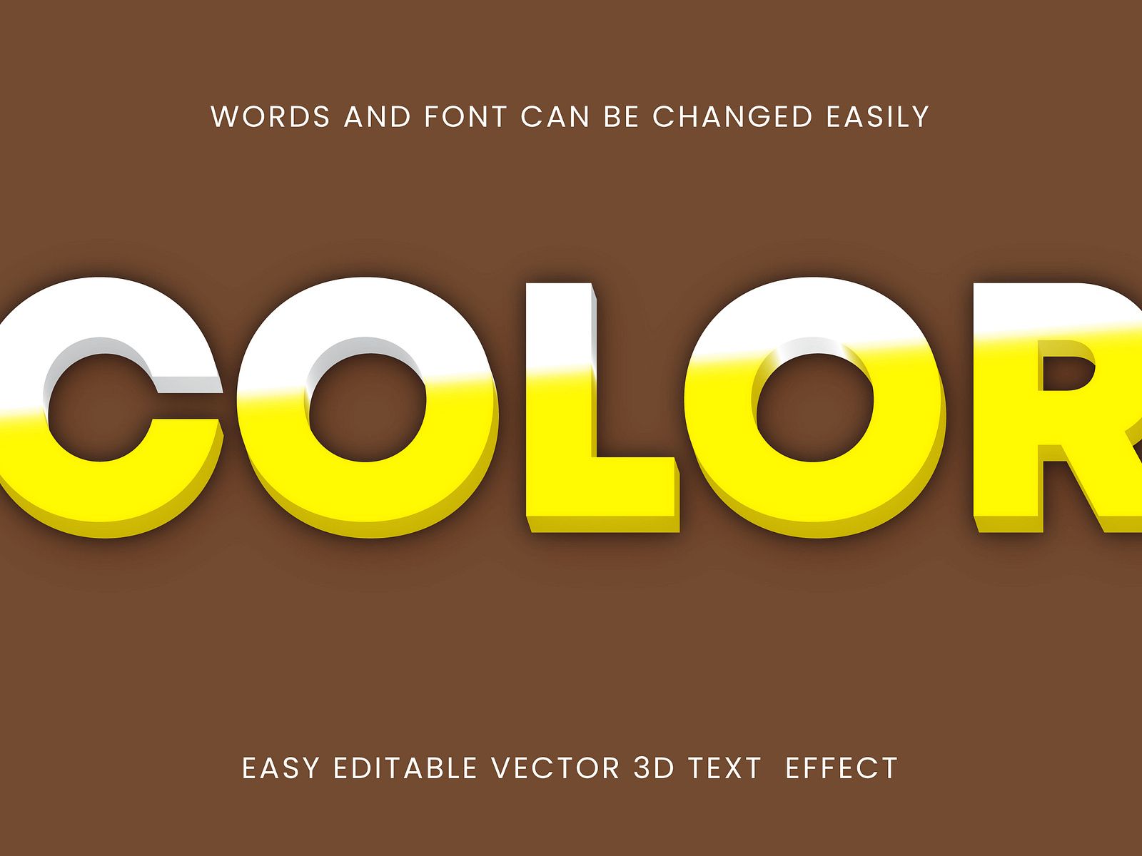 Color 3d text effect design by Abdul Ahad on Dribbble
