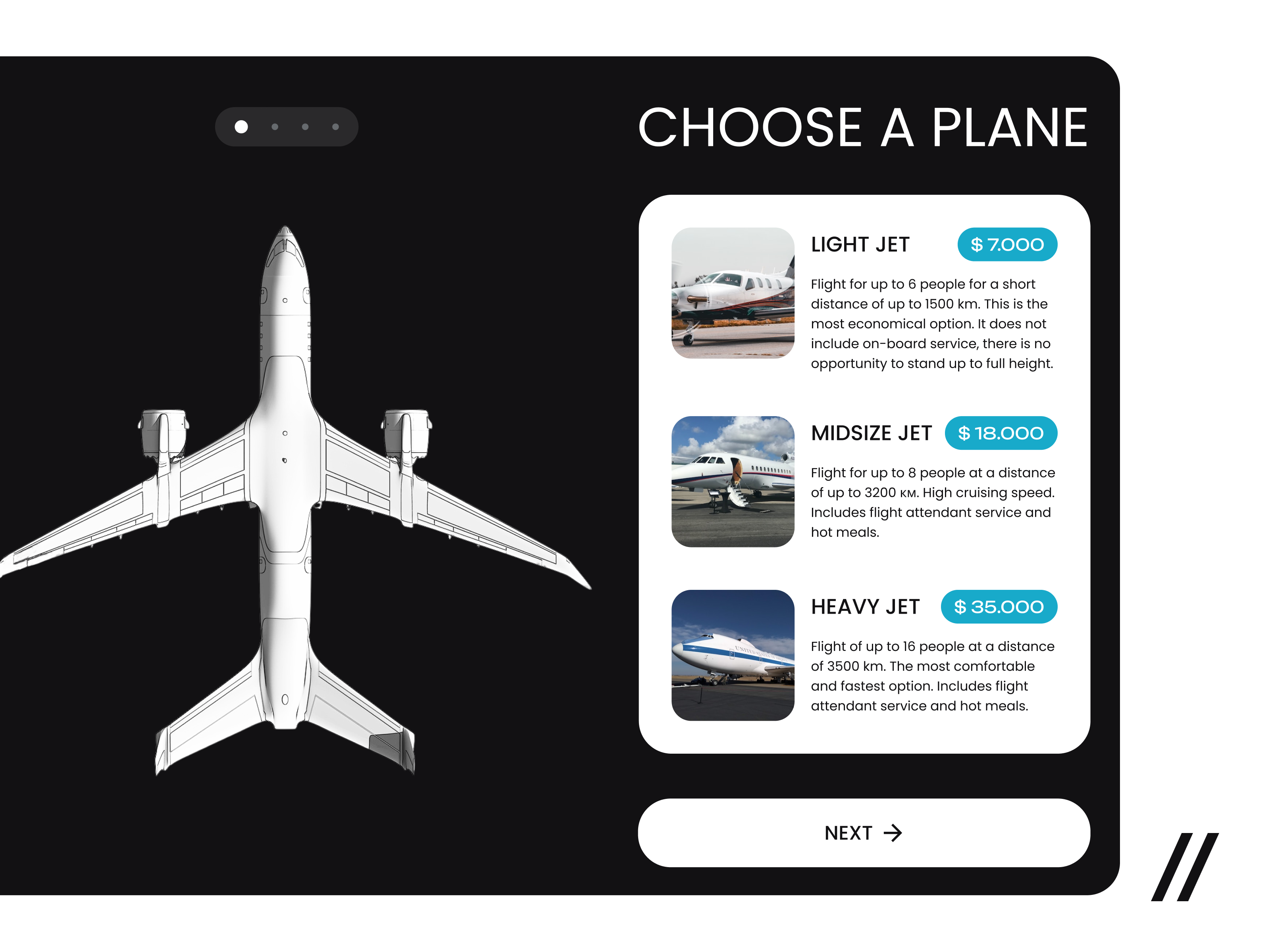 Private Jet App by Purrweb UI/UX Agency on Dribbble