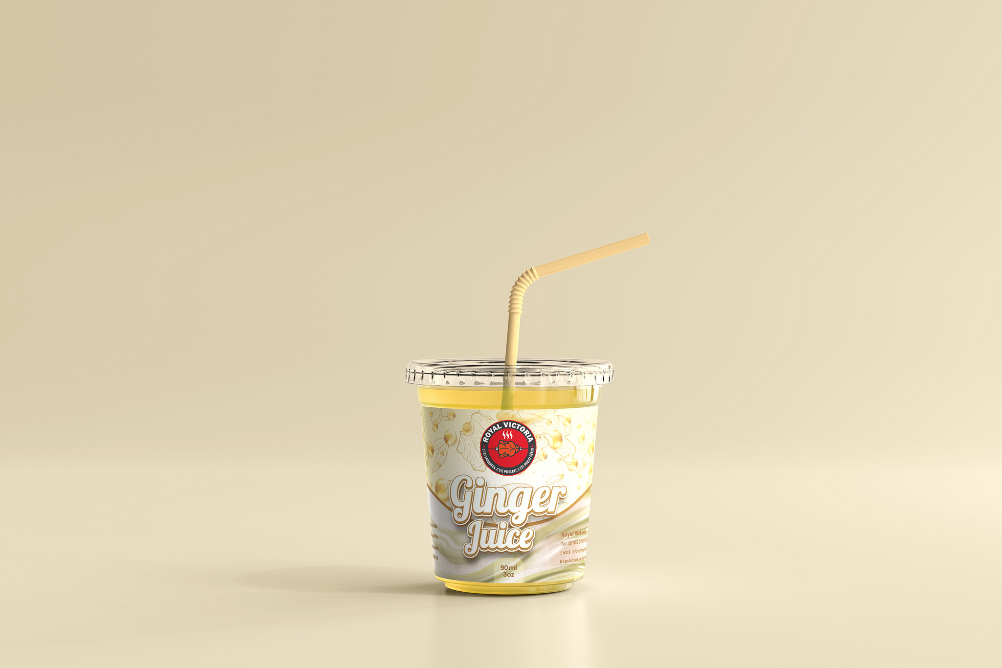 Ginger Juice Label Design by Masud Parvej on Dribbble