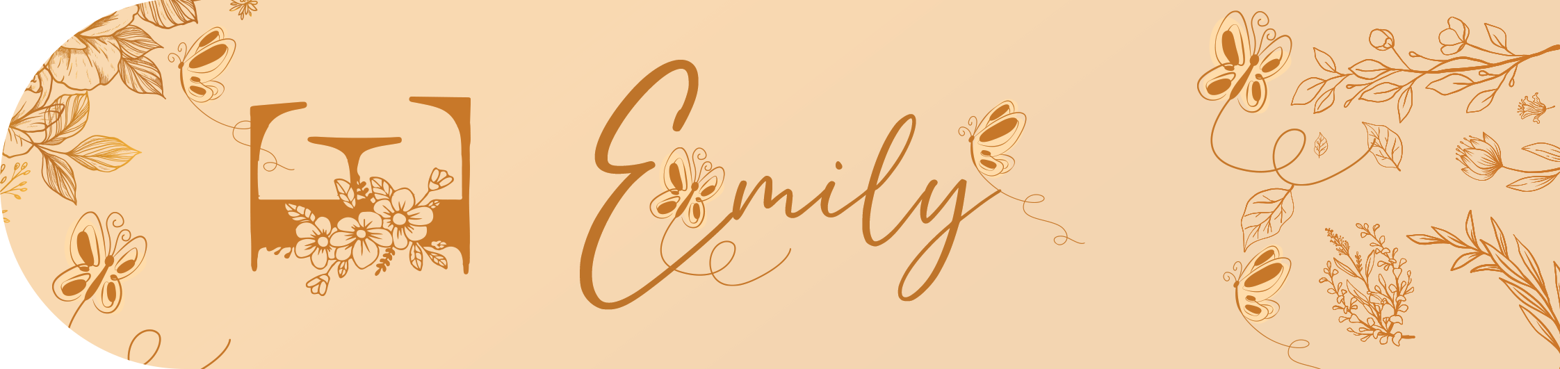 Emily Bookmark Design by Black Designology on Dribbble