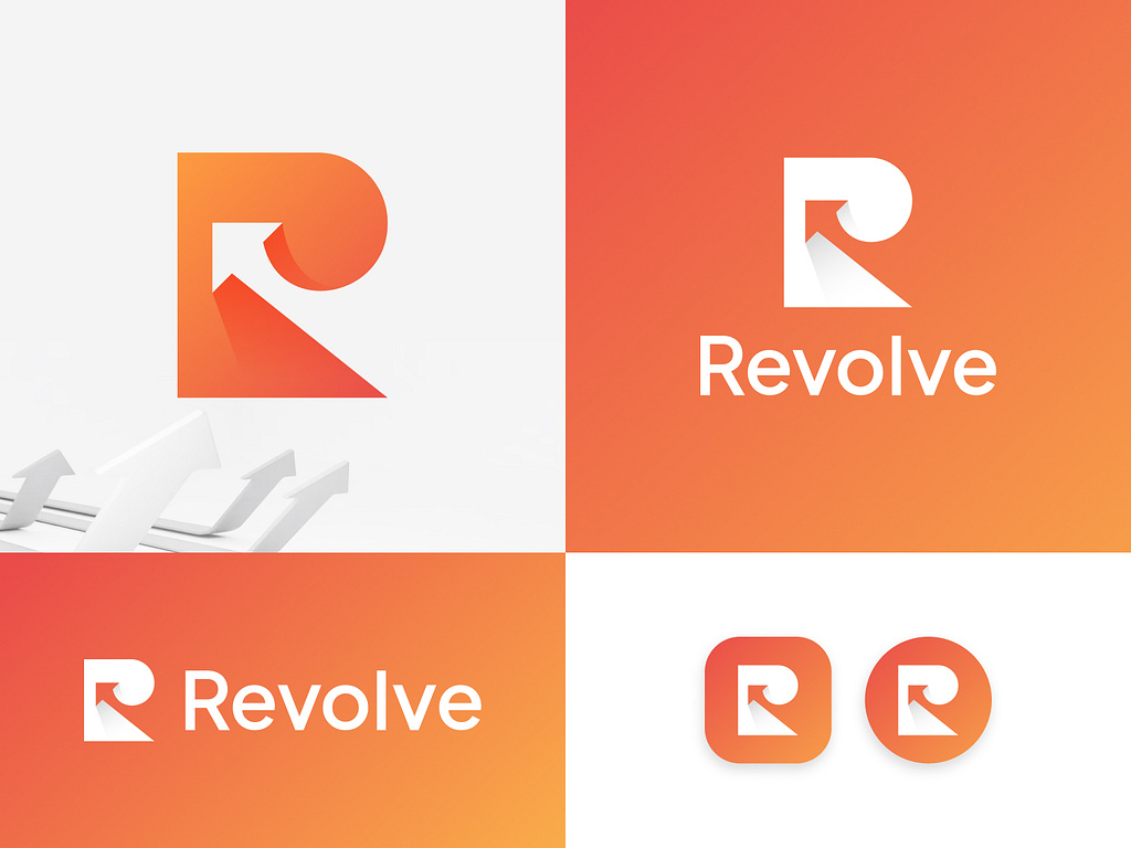Revolve Logo Design by Sofiqur Rahman on Dribbble