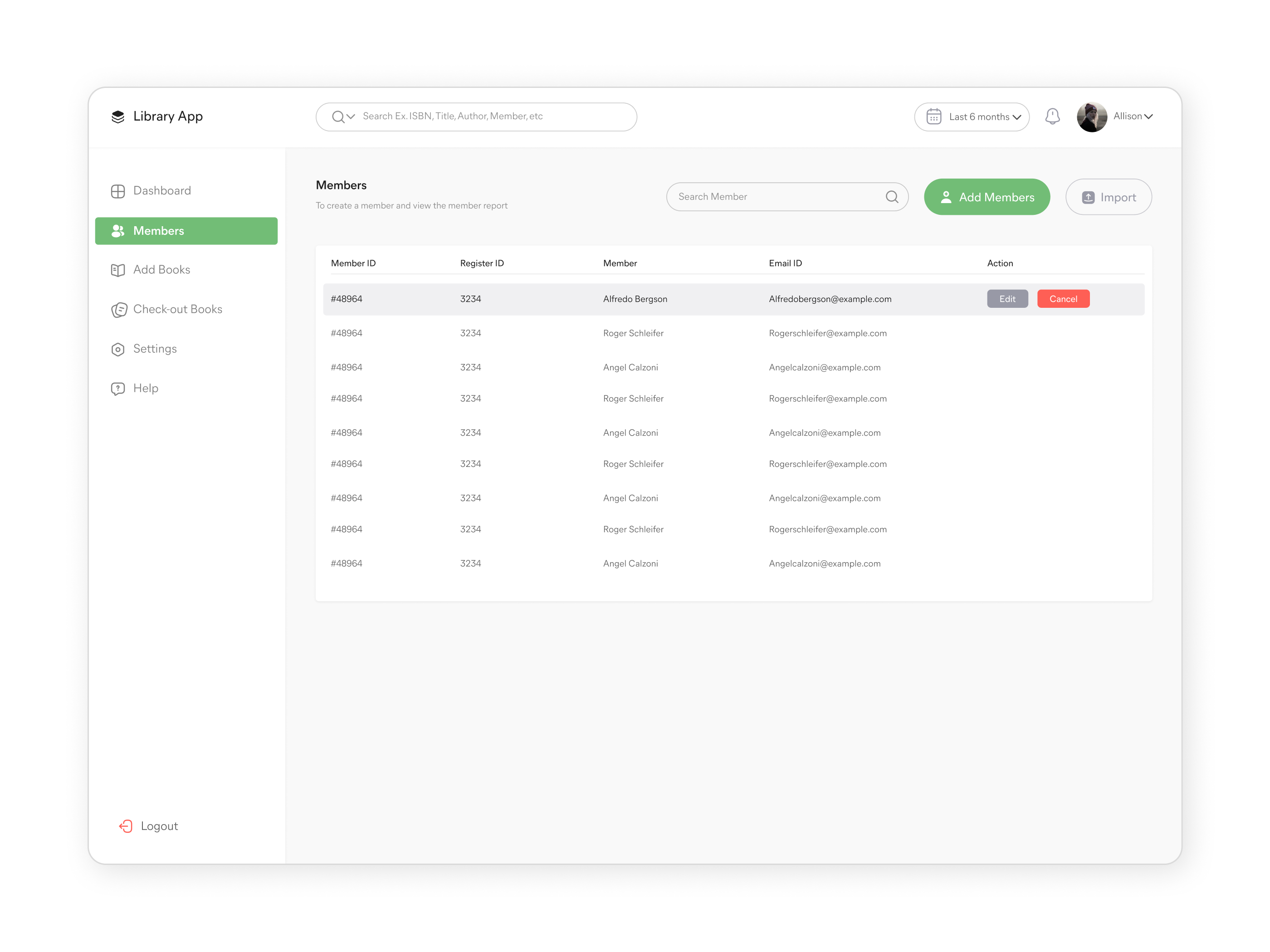 📚Library Management System by Saravanan on Dribbble
