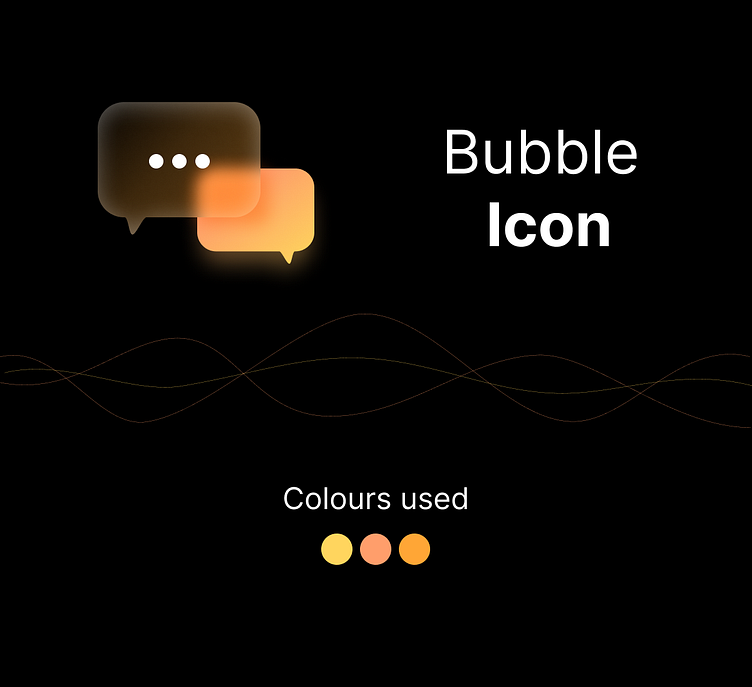 Bubble icon by Heba Qaisar on Dribbble
