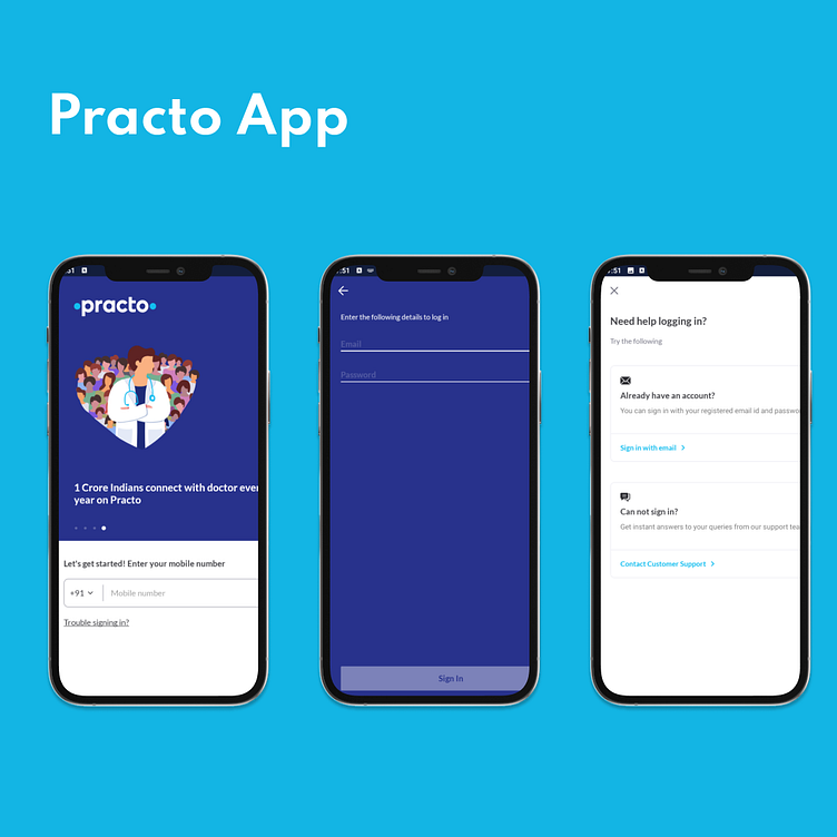 Practo Redesign by Puja Bhattacharjee on Dribbble