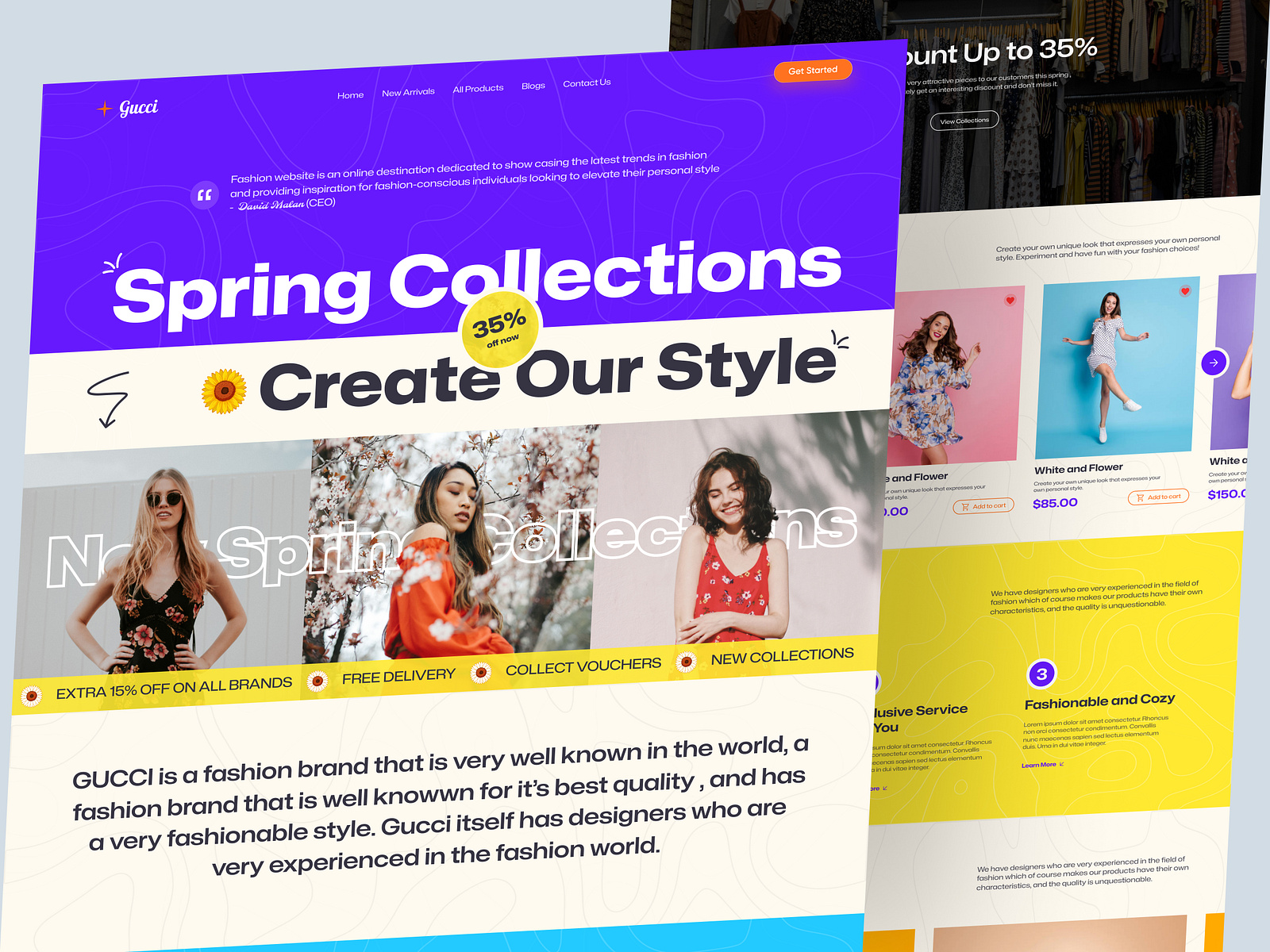 Women's Fashion Website Ui Ux. by Shanto Islam 👑 on Dribbble