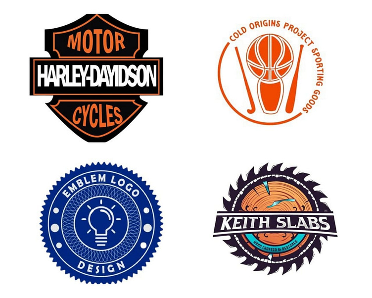 emblem logo by Hussnain shahid on Dribbble