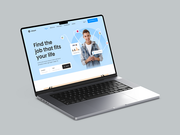 Job Finder Platform Website by Hasan for PageX Studio on Dribbble