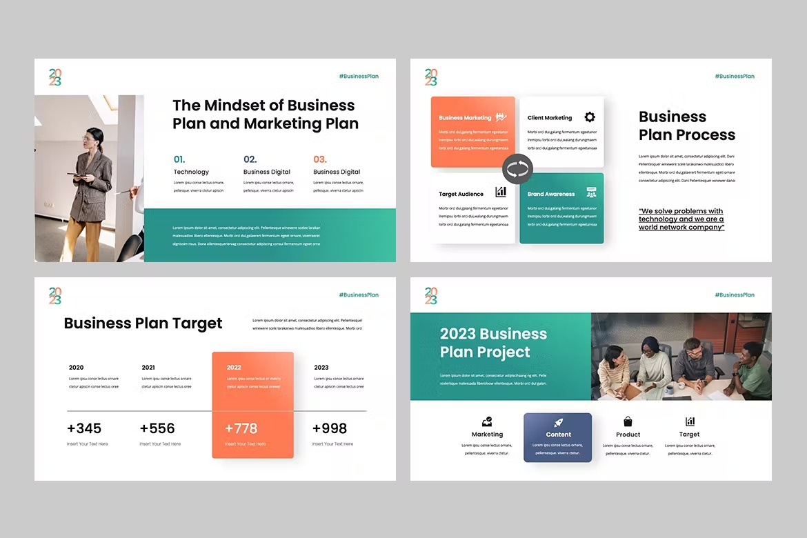 Business Plan Professional Powerpoint Template by Deck Genius on Dribbble