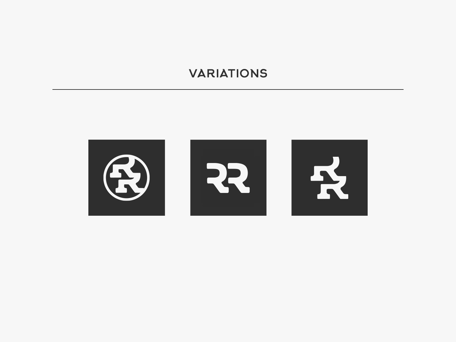 Rustic RR Logo For A Farm by Htd Club on Dribbble