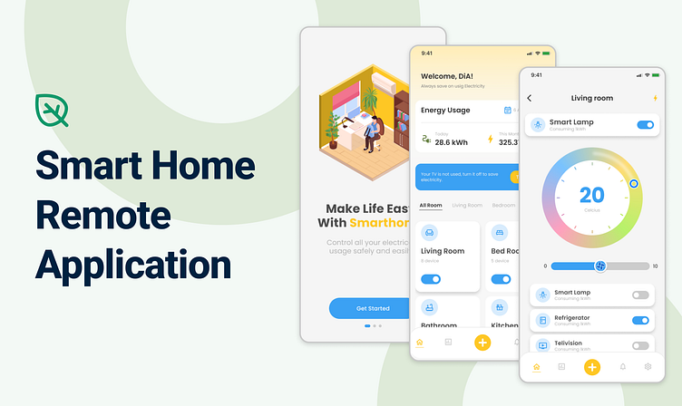 Smart home manager by Nguyen Tu on Dribbble
