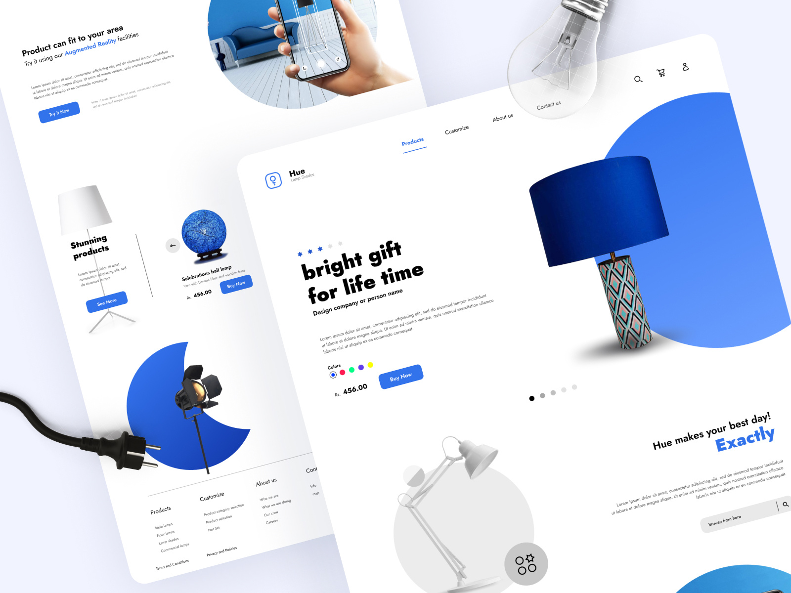 Hue - Website Design by Isuru Hasith Bandara on Dribbble