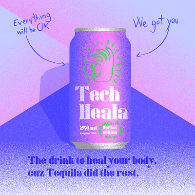 TechQuila - typeface to packaging by Victoria G on Dribbble