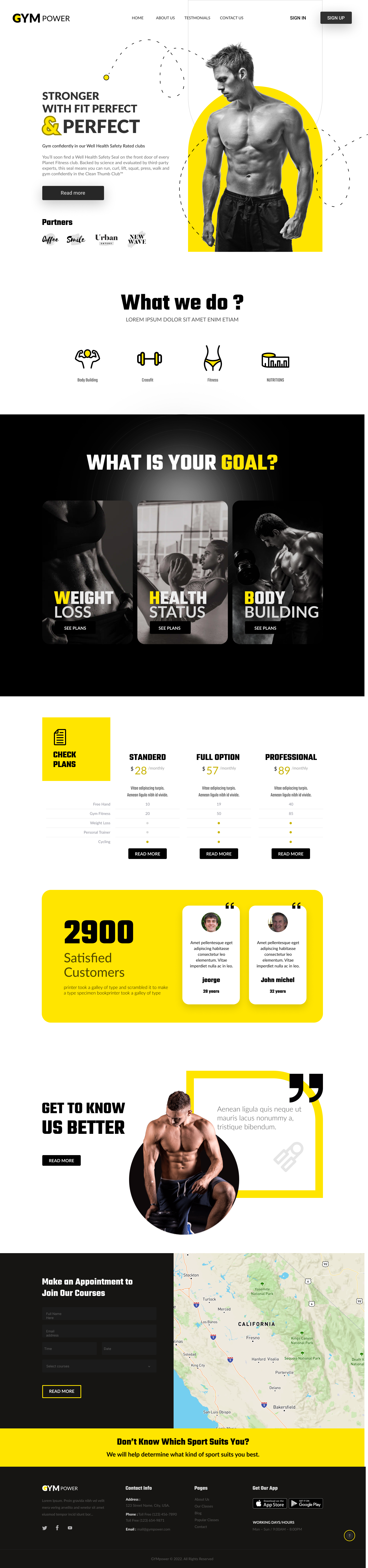 GYM Power by Ashraf Studio on Dribbble