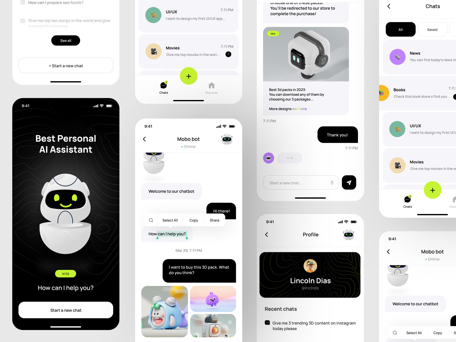 Ai chat bot application (🛍️downloadable) by Izmahsa for Bolddreams on ...