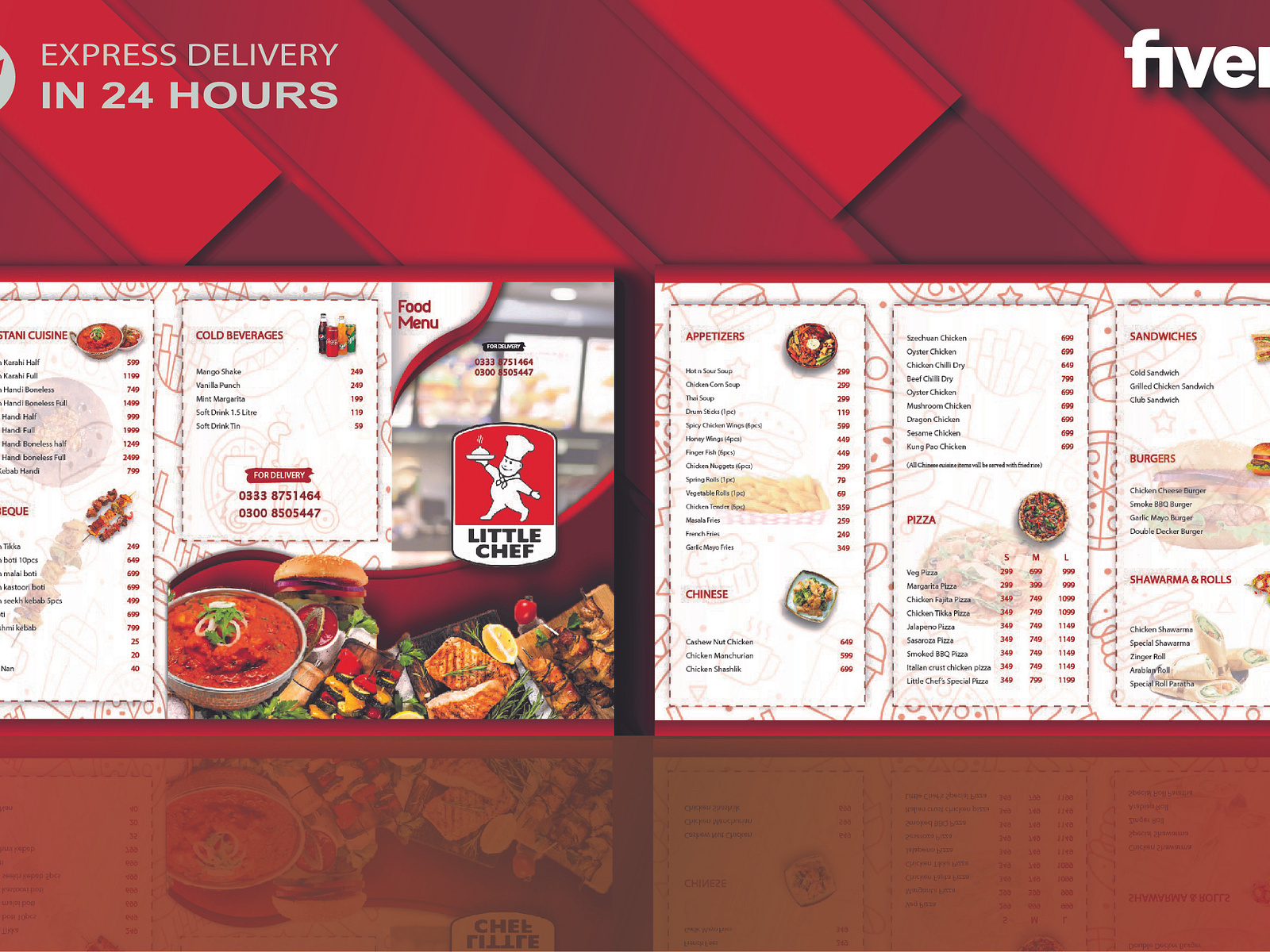 Menu Design by Shahzaib Ali Shah on Dribbble