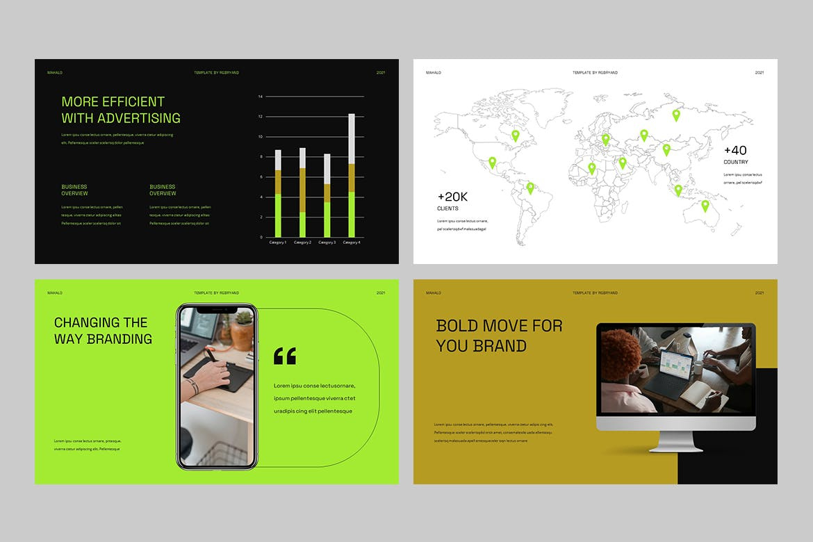 MAHALO - Creative Powerpoint Template by TMP on Dribbble