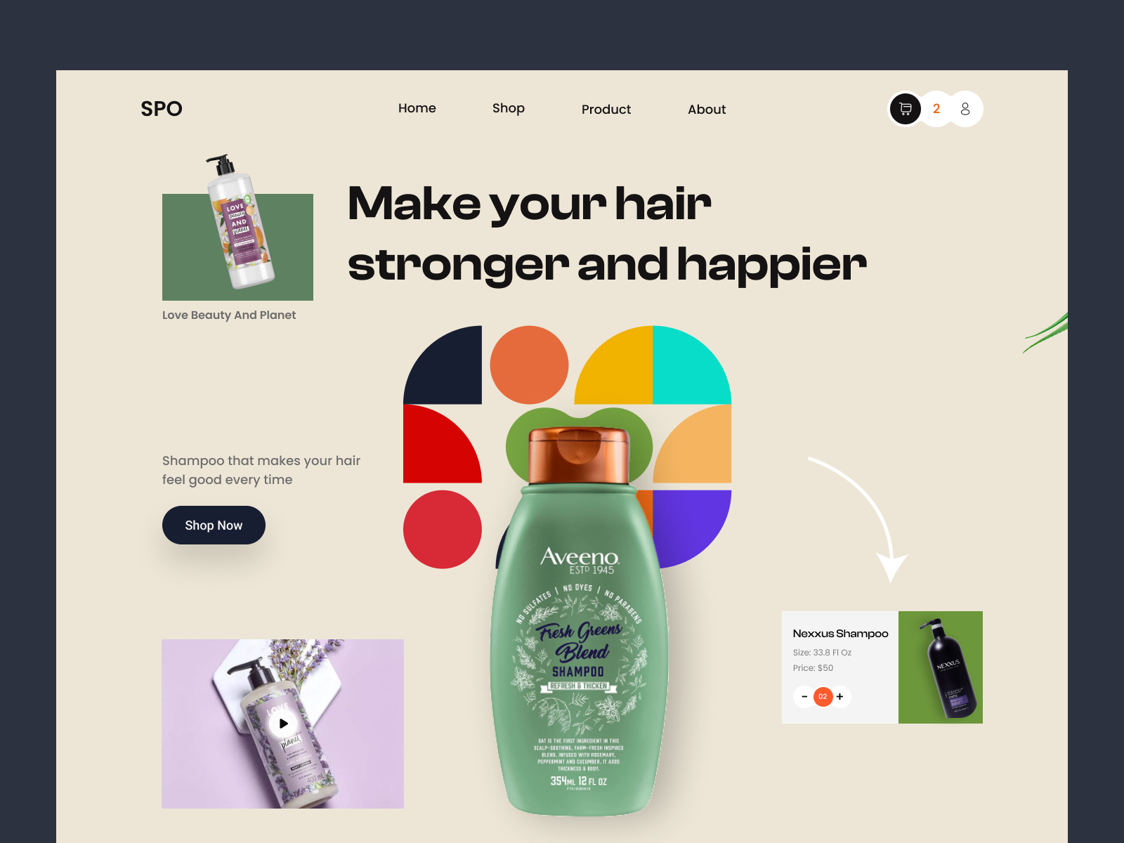 Cosmetics - Web design by Nooktiva - UX/UI Design Agency on Dribbble