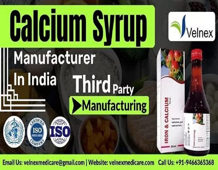 Calcium syrup manufacturers in India by Velnex Medicare on Dribbble