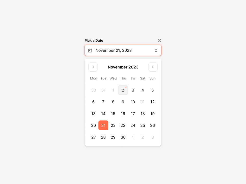 Date Picker / Calendar by Pixsellz on Dribbble
