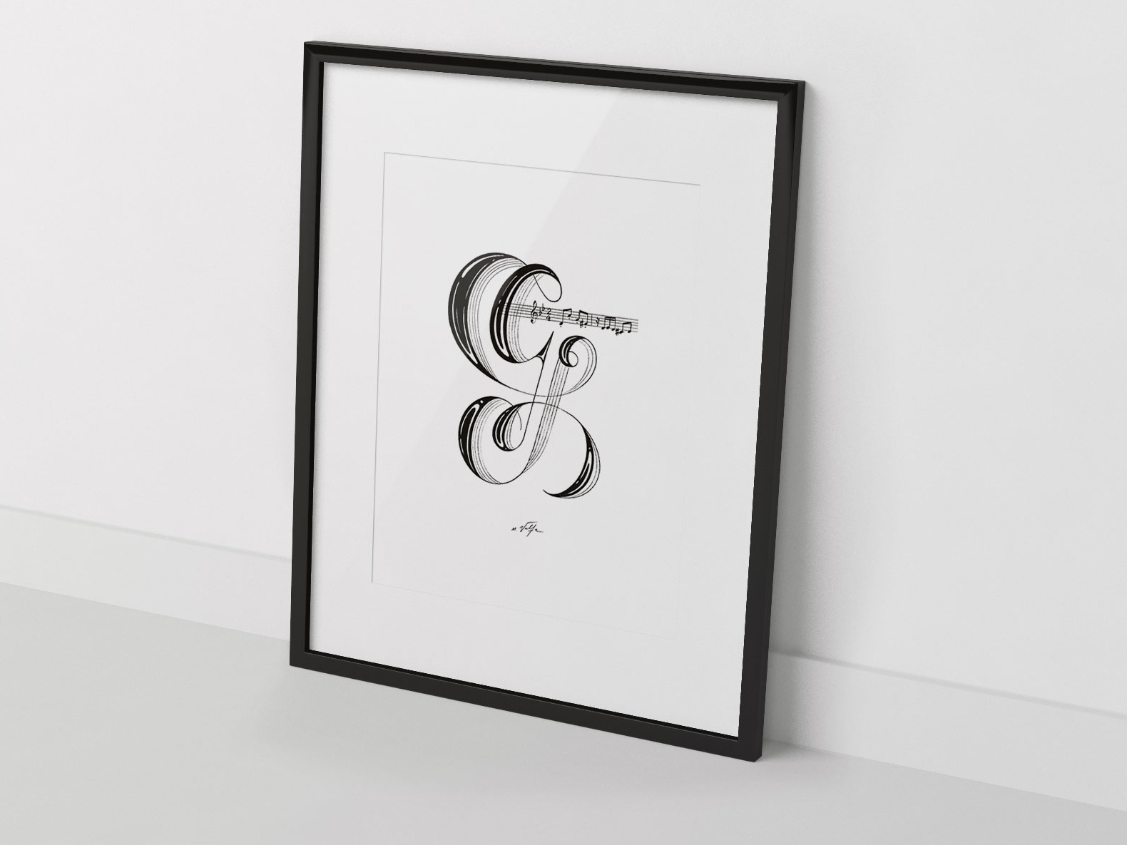 Illustrated letter "G" design by Mara Vulfa on Dribbble