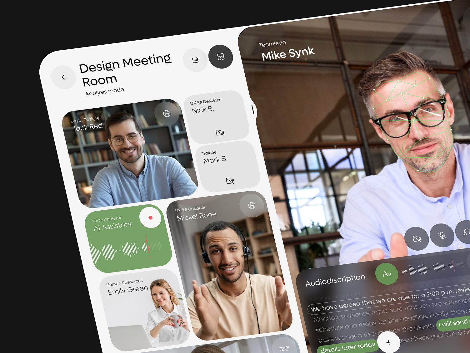 AI-Meet — AI Video Communications Platform by Jack R. for RonDesignLab ...