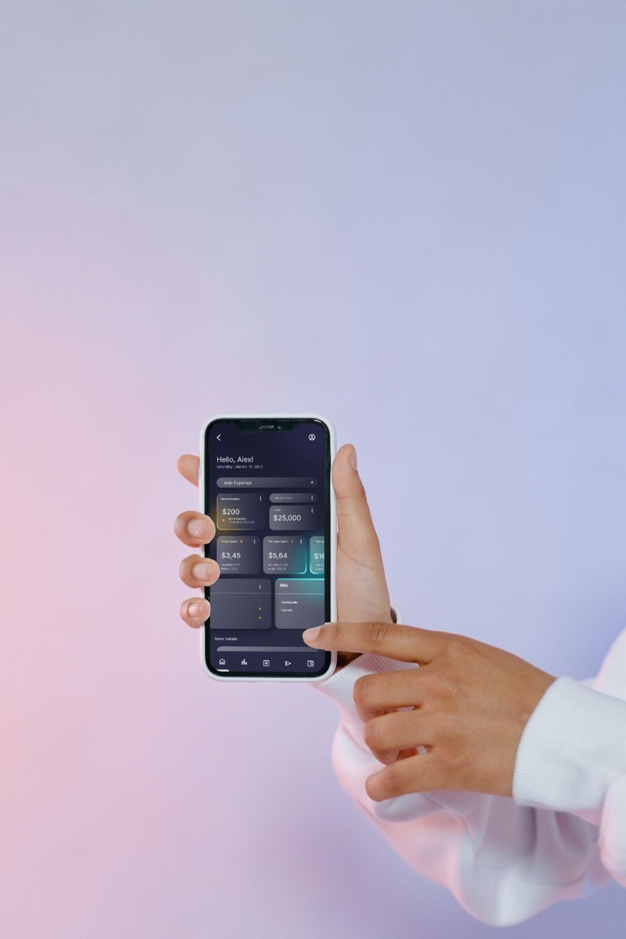 Money Tracker App UI Design by Honey Hexa on Dribbble