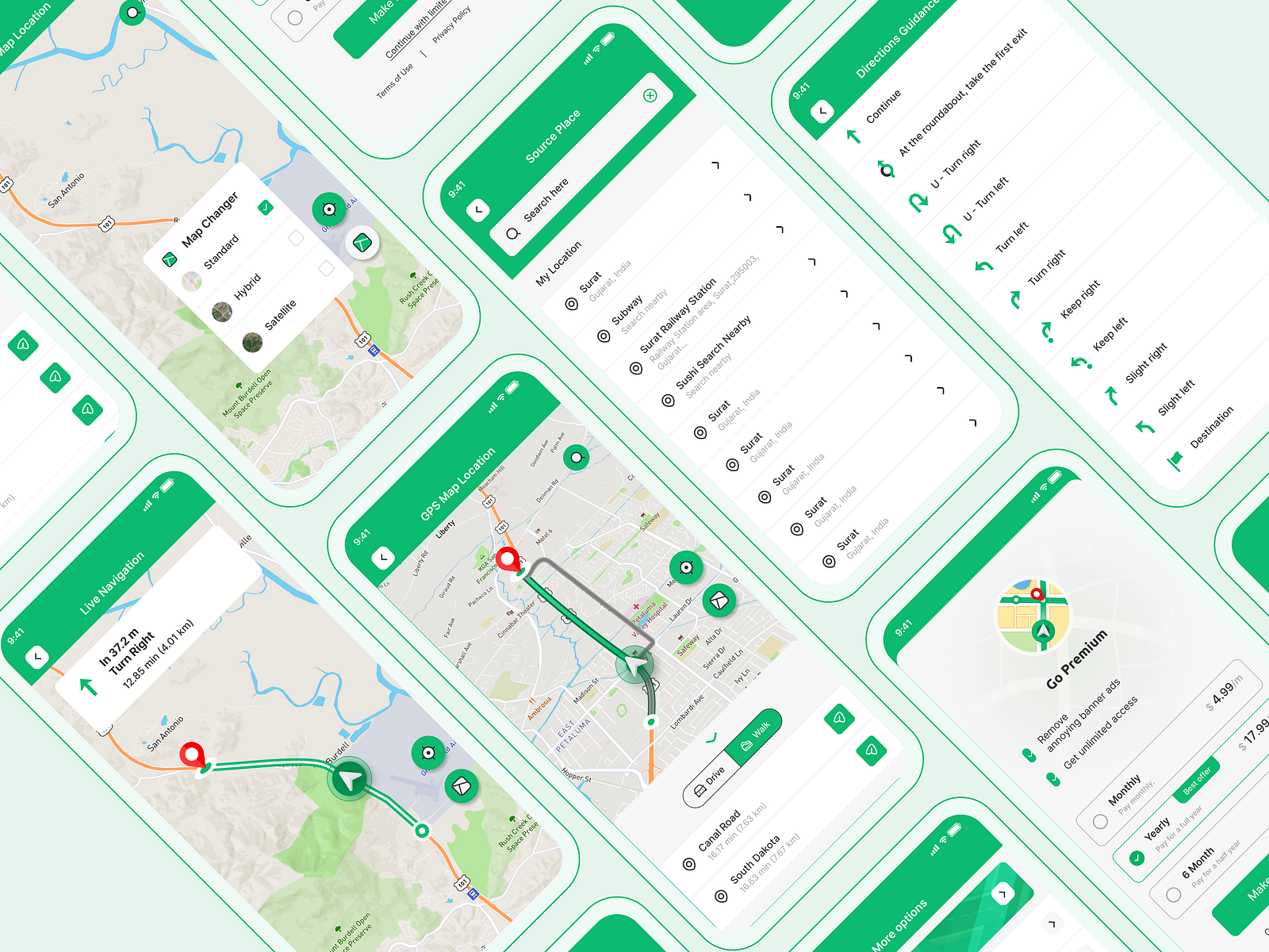 Directions & Maps Navigation by Harddy Lab⭐️ on Dribbble