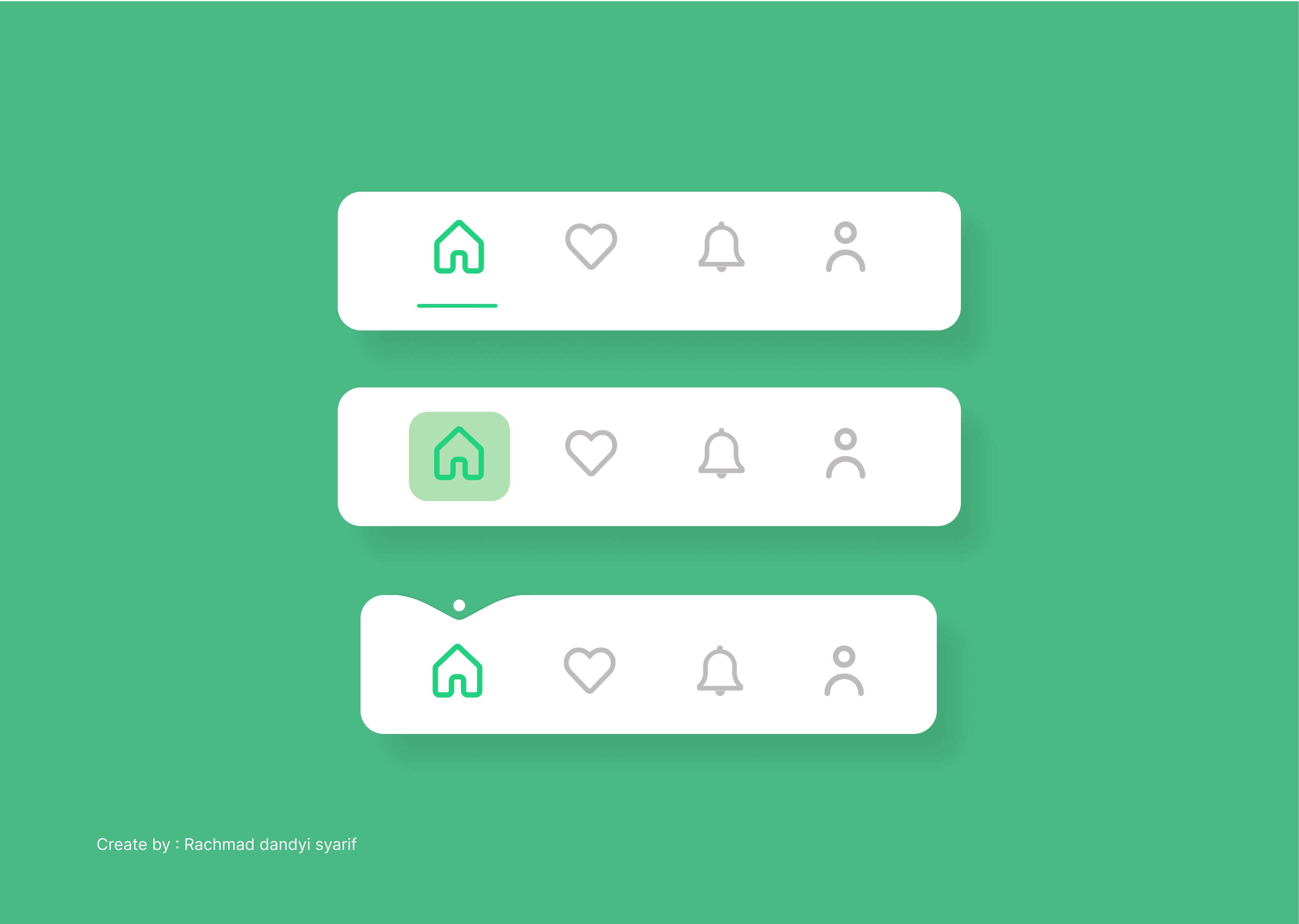 Navbar design by dandyi Syarif on Dribbble