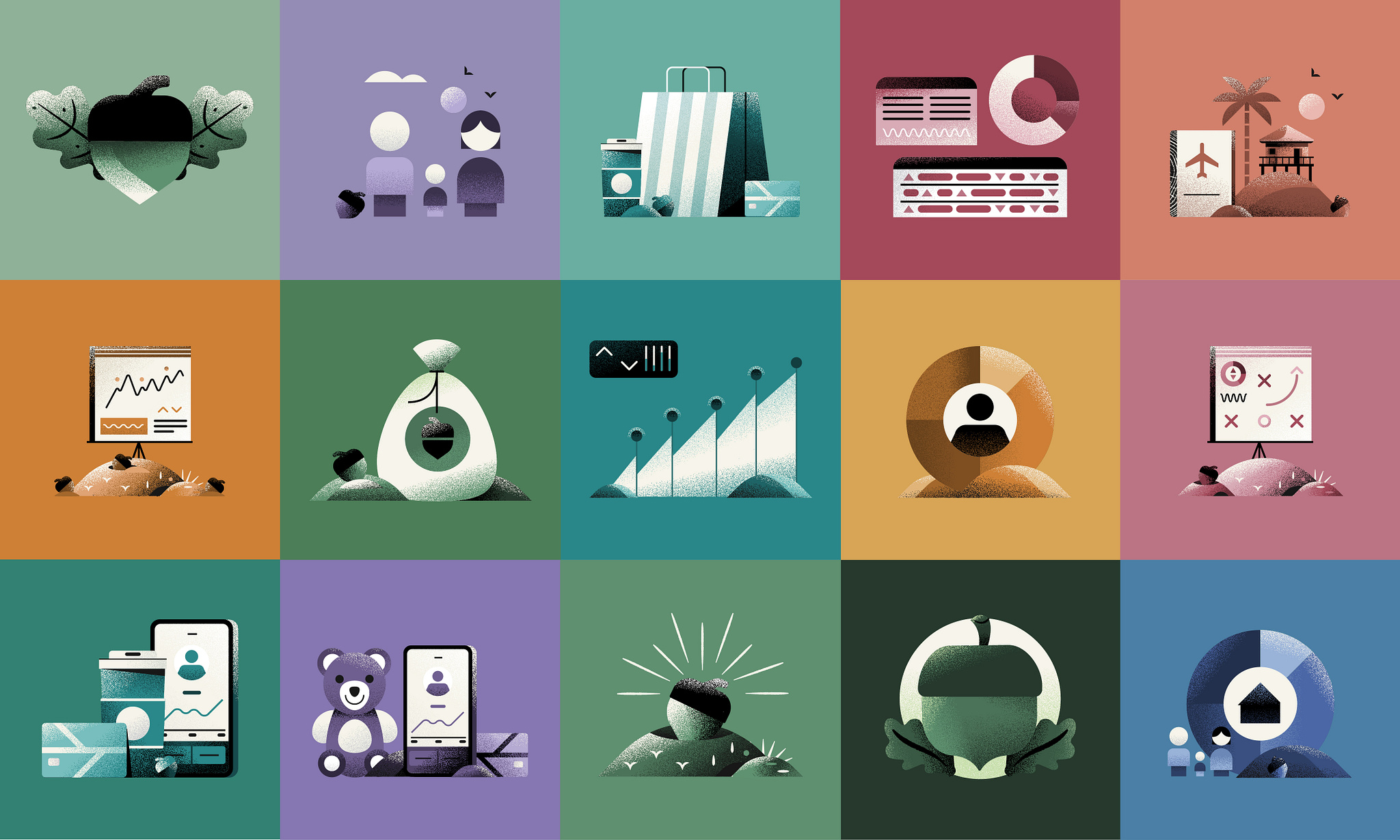 The New Acorns Learn by Adam Grason for Acorns on Dribbble