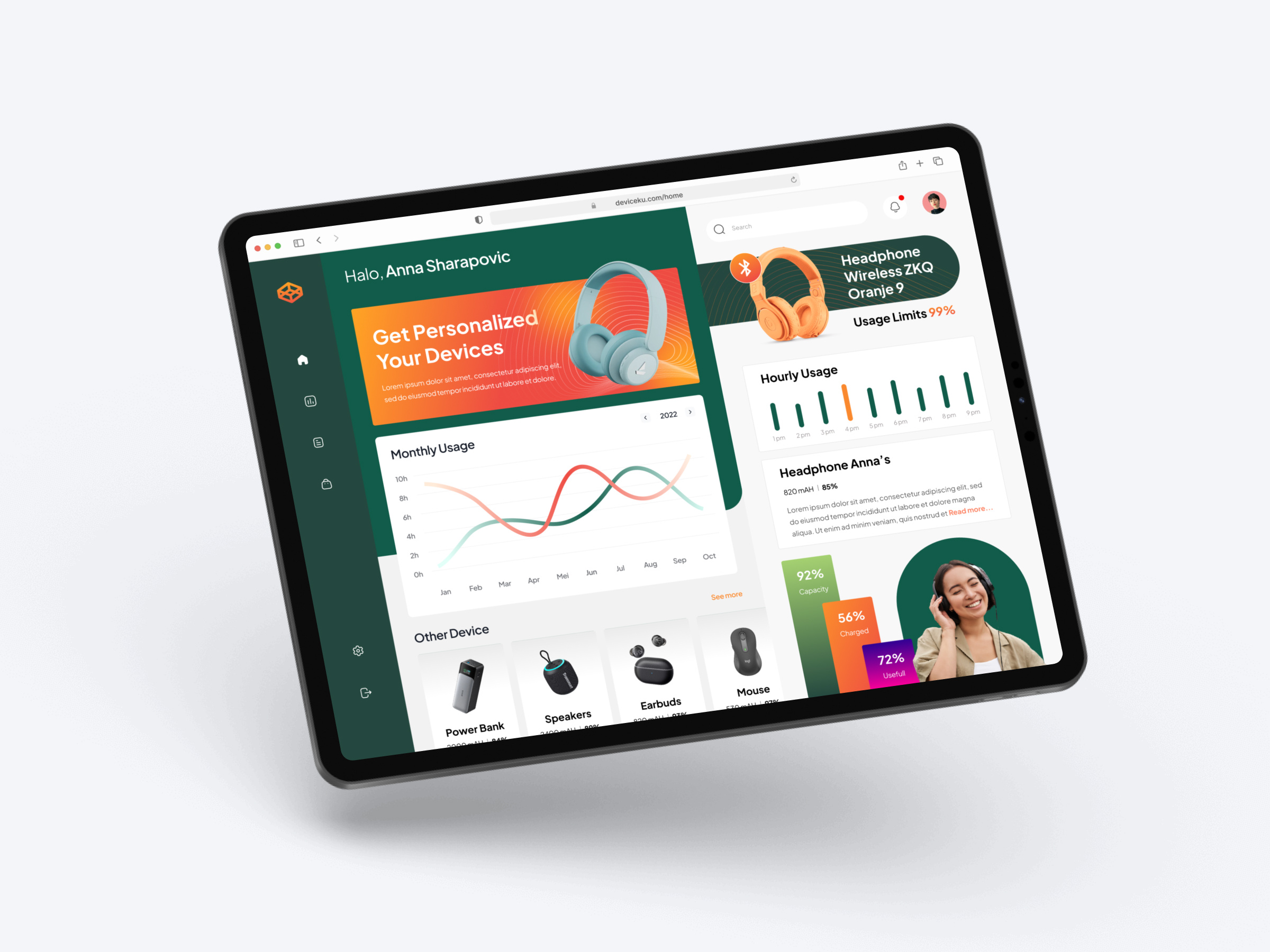 Deviceku - Smart Device Management Dashboard by Ehan® for Kitani Studio ...
