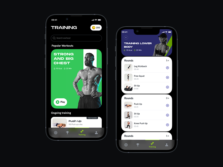 AI-Powered Fitness App Design by Musemind Mobile for Musemind UI/UX ...