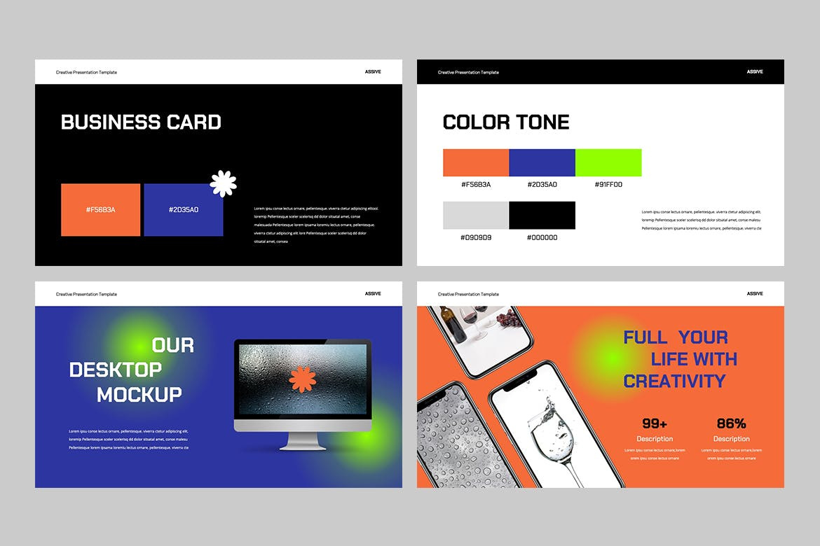 ASSIVE - Creative Powerpoint Template by Deck Genius on Dribbble