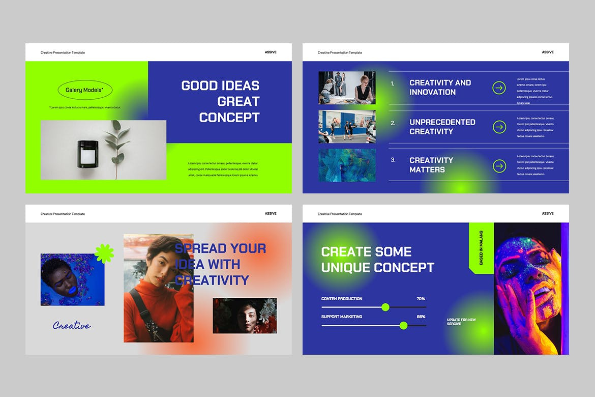 ASSIVE - Creative Powerpoint Template by Deck Genius on Dribbble