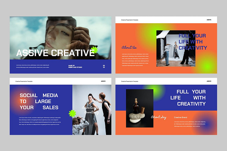 ASSIVE - Creative Powerpoint Template by Deck Genius on Dribbble
